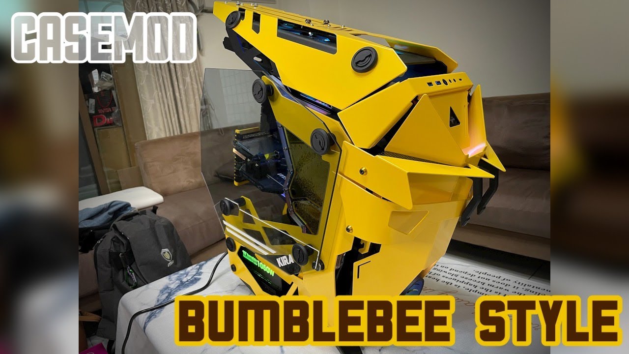 【KM】CASEMOD：Bumblebee Style - YouTube
