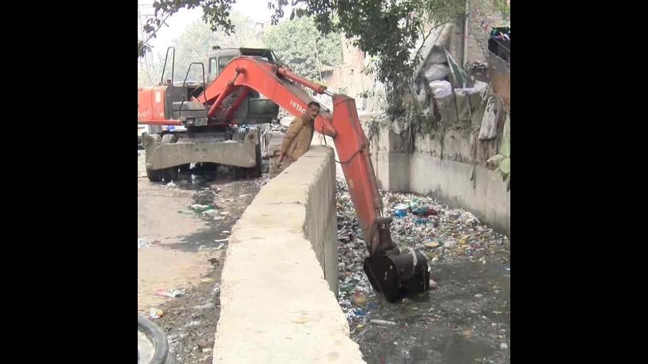 Drain desilting campaign continued on the 10th day - YouTube