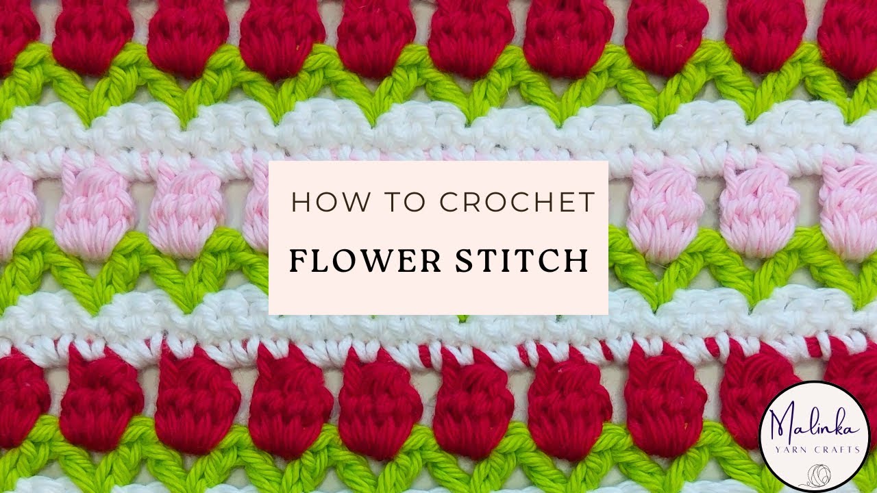 Flower Stitch Tutorial - YouTube
