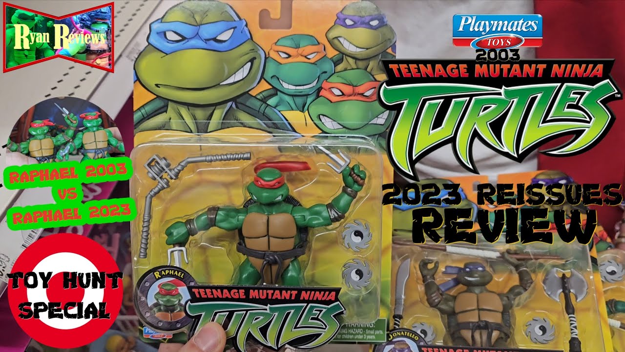 PLAYMATES TOYS 2003 TEENAGE MUTANT NINJA TURTLES FIGURES 2023 REISSUES ...