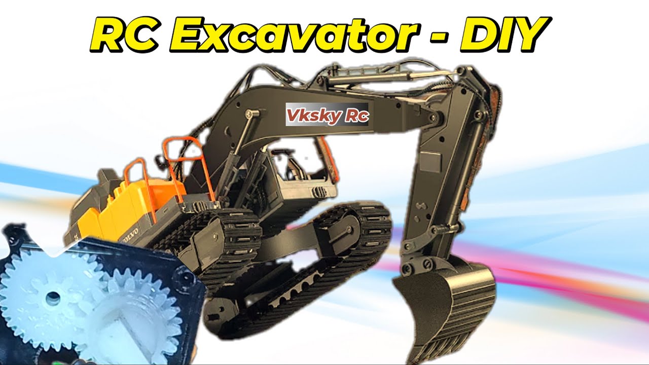 Mini RC Excavator | DIY | - YouTube