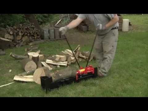 10-Ton Hydraulic Log Splitter - YouTube
