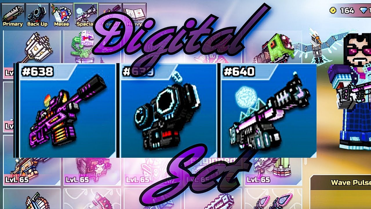 Digital Set Completo - Gameplay - Pixel Gun 3D ITA - YouTube