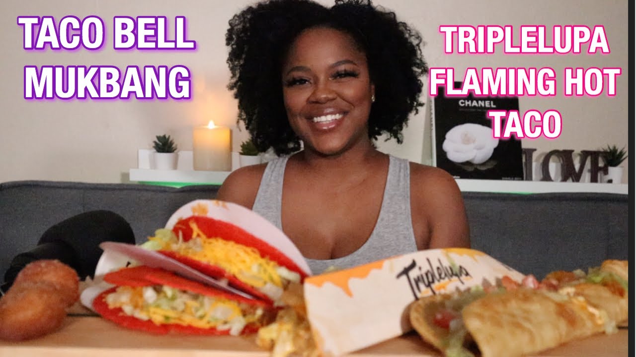 Taco Bell Mukbang! Triplelupa & Flaming Hot Tacos! | LQLove - YouTube