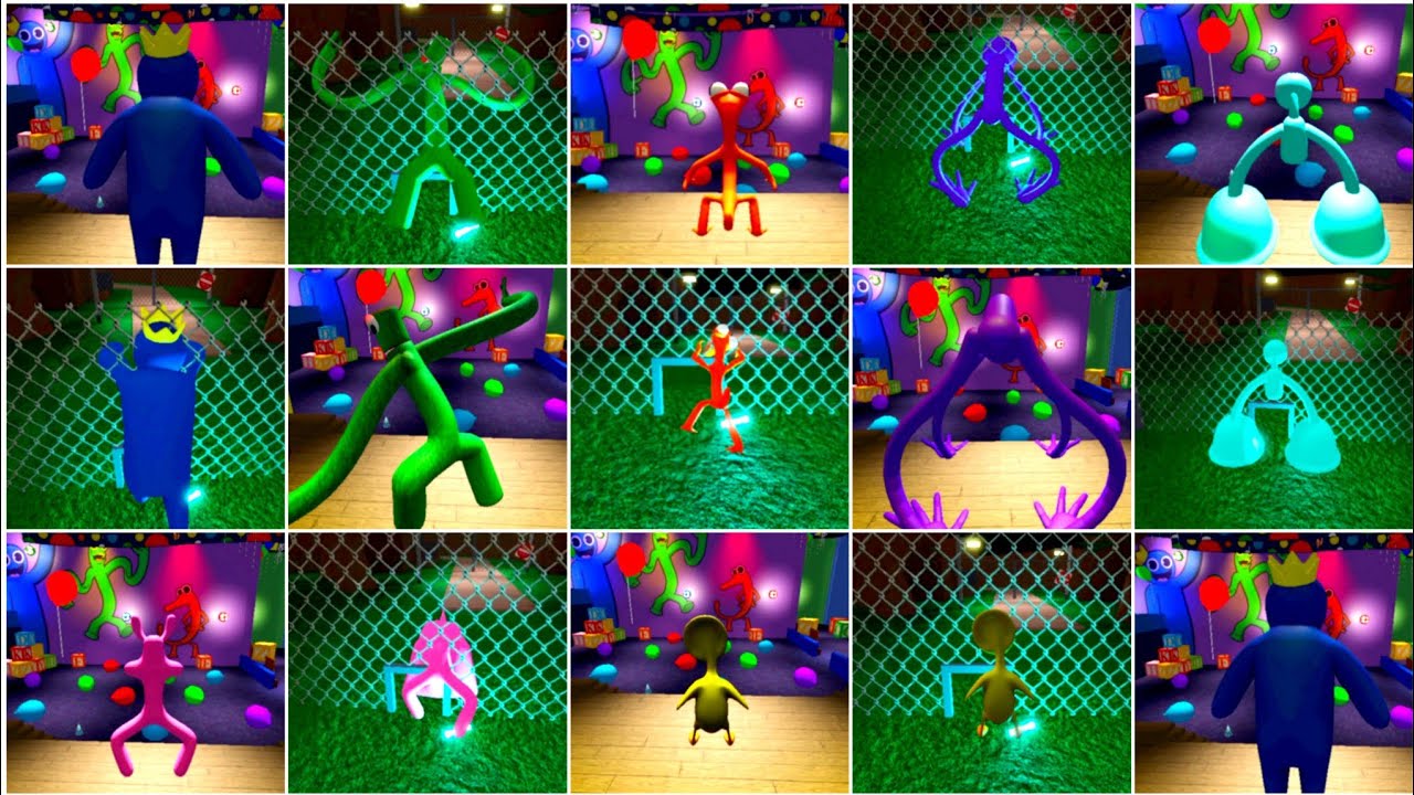 Rainbow friends chapter 1 single roleplay with Top 7 monster Rainbow ...