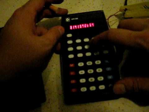 Commodore Sr-36 Pocket Calculator - YouTube
