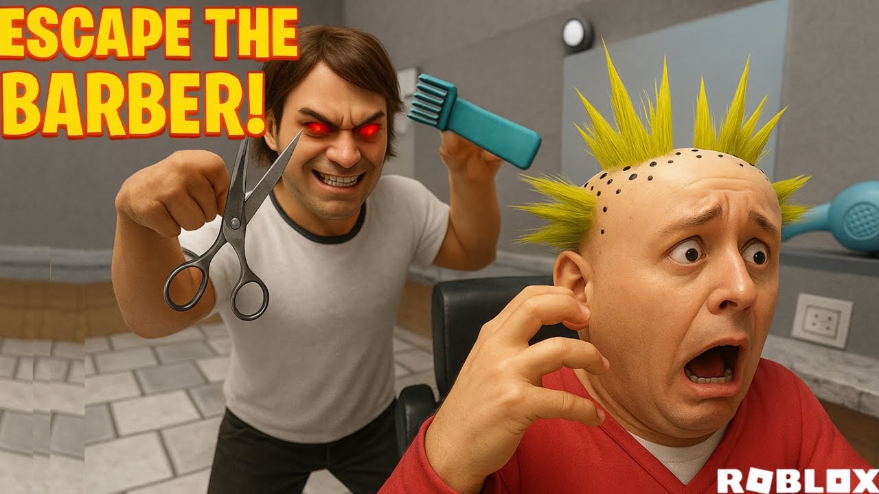💇 ESCAPE the CRAZY BARBER OBBY! (Roblox Walkthrough) - YouTube