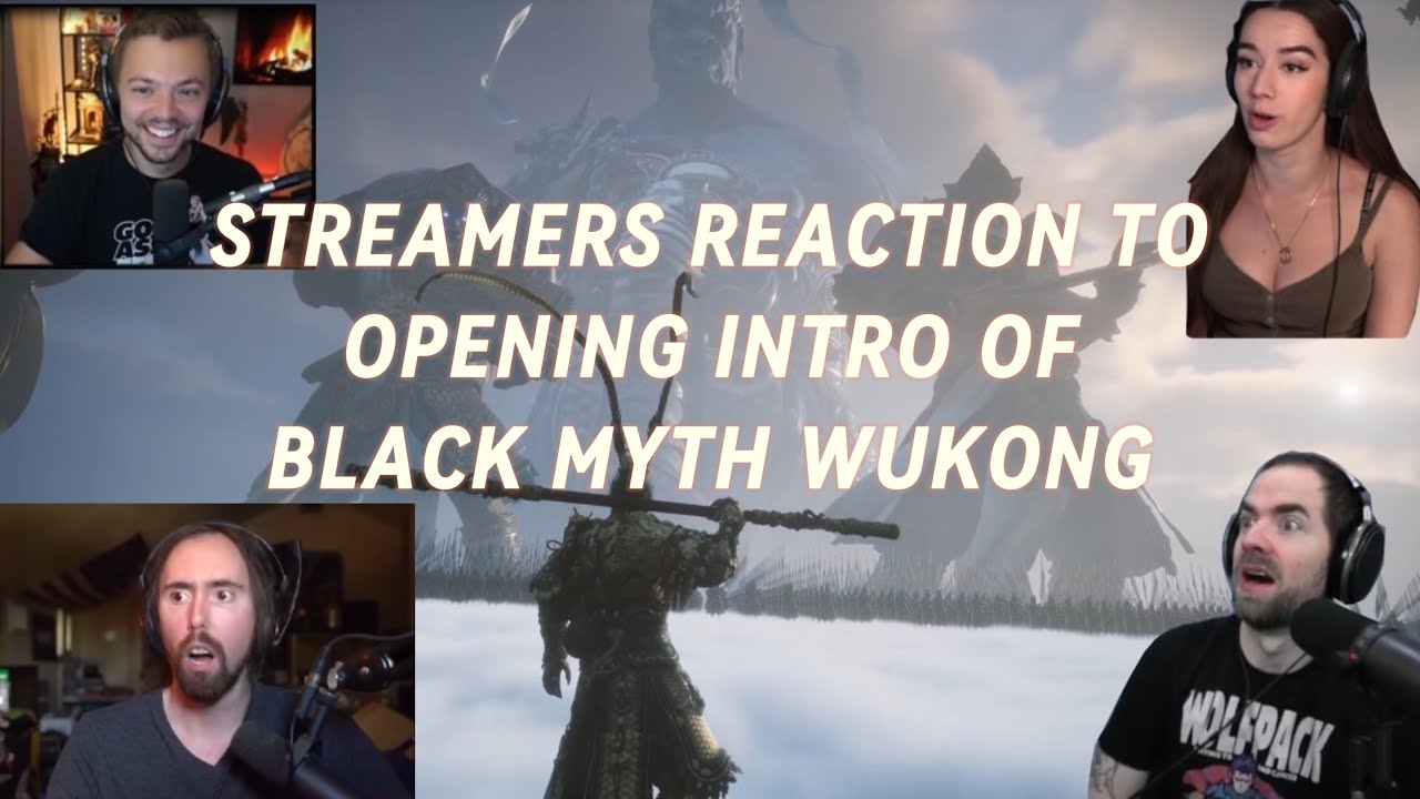 Black Myth Wukong - Streamers Reaction To The Opening Intro Of The Game ...