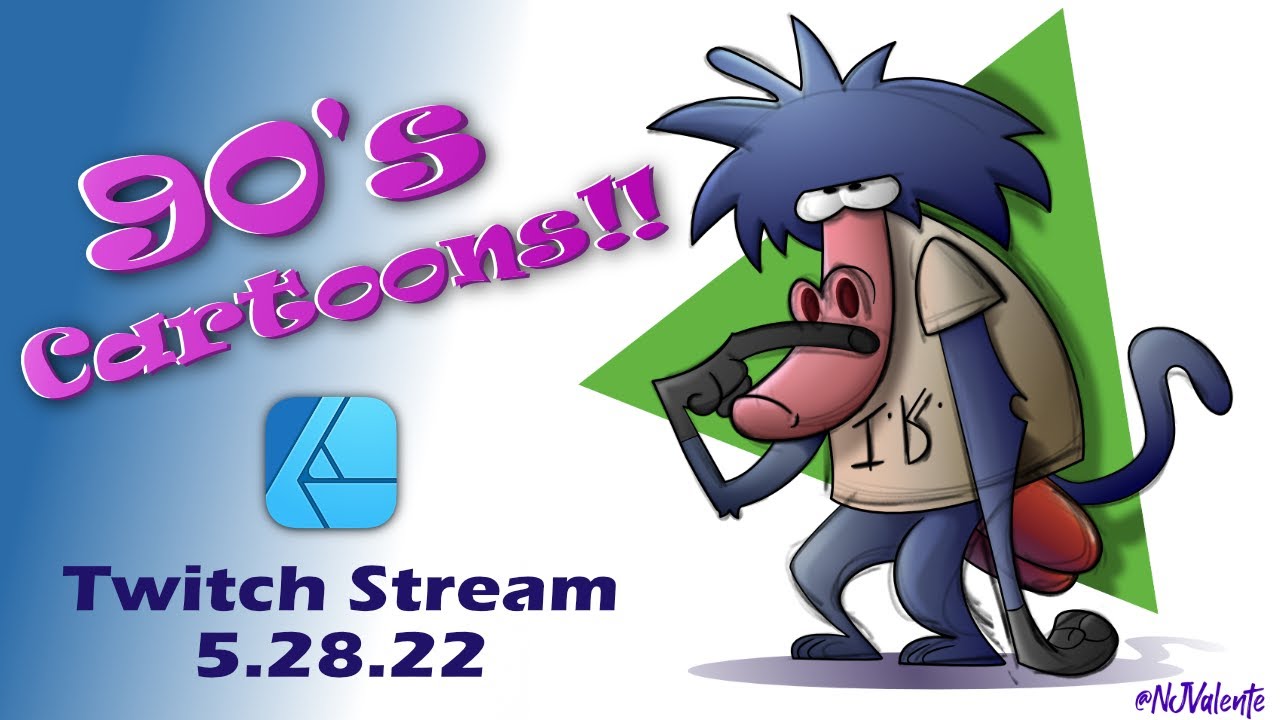 Drawing 90s Cartoons | Twitch Stream 5 28 22 - YouTube
