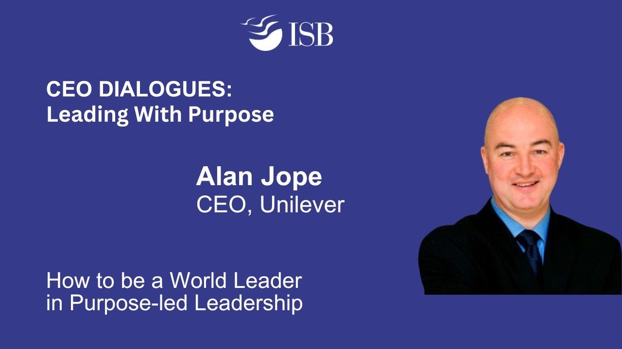 How to be a World Leader in Purpose-led leadership | Alan Jope - YouTube