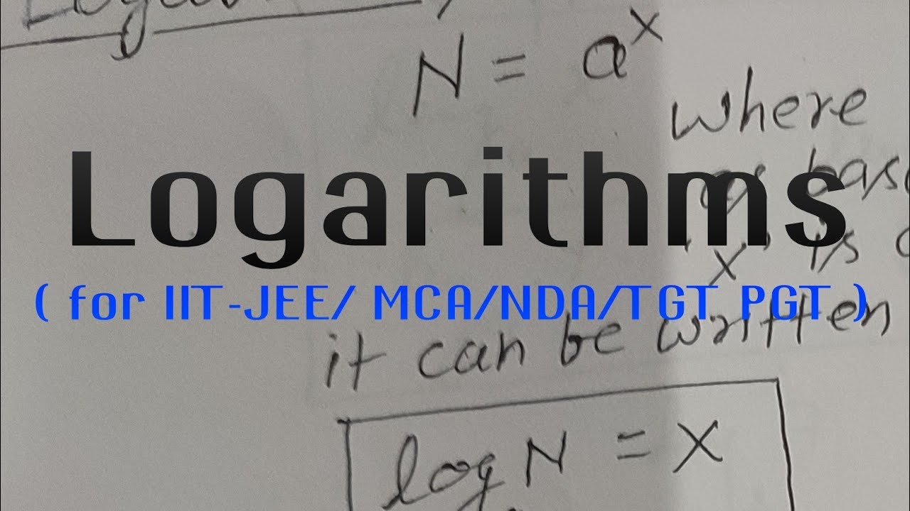 Logarithms | Log complex problems | conceptual problems on logarithms ...