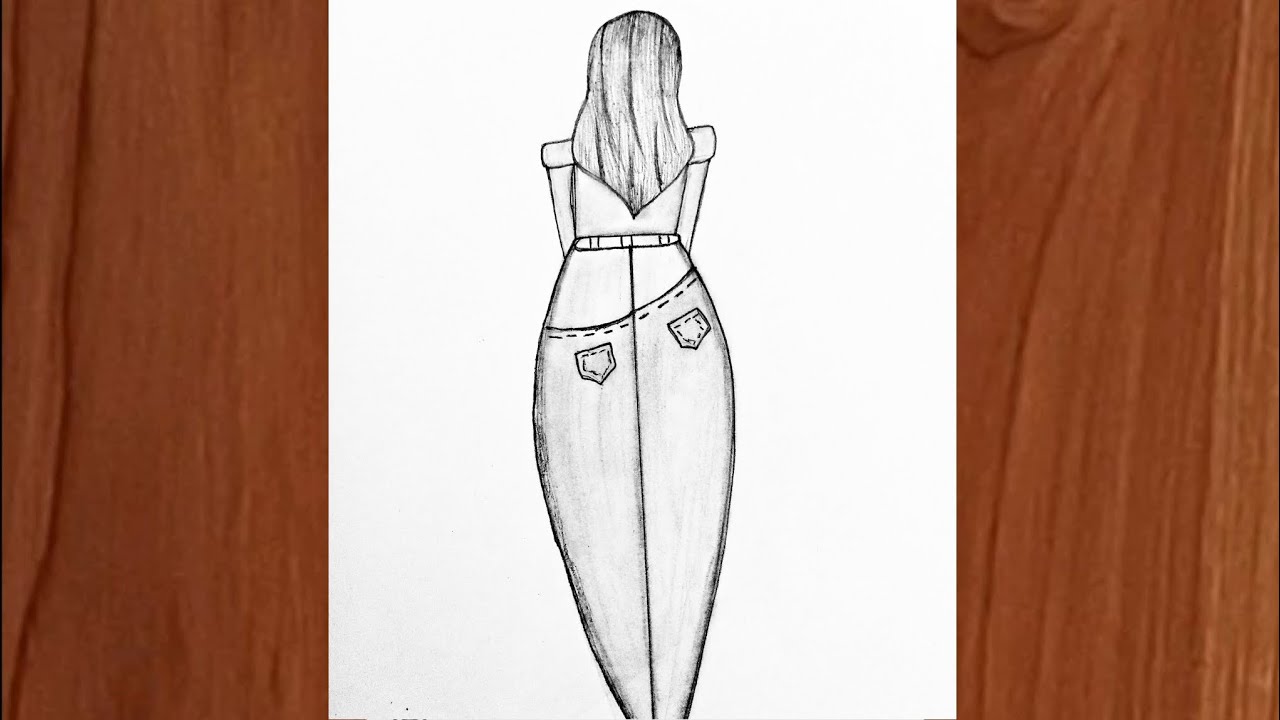 Easy Drawing Step by step || How to draw A girl || @ArtbyMairah15 - YouTube