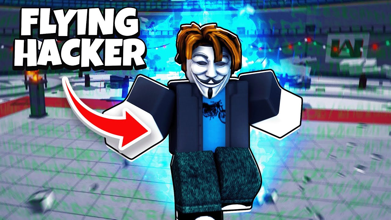 i TROLLED a FLYING HACKER in Heroes Battlegrounds ROBLOX - YouTube