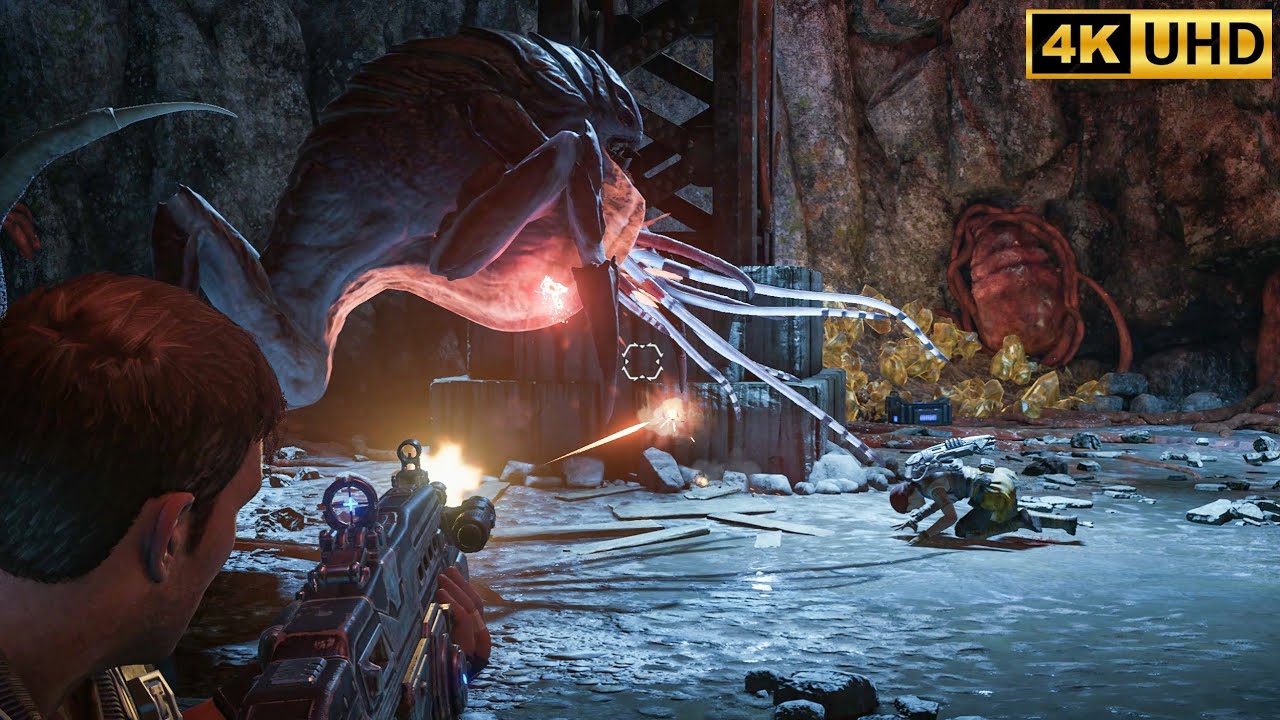 Aliens Want to Eat My Friend | Origins | Gears of War 4 | Immersive [4K ...