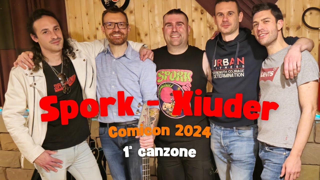 Xiuder suona con la sua band (Spork) al Comicon - (Napoli 2024) 🔥 - YouTube