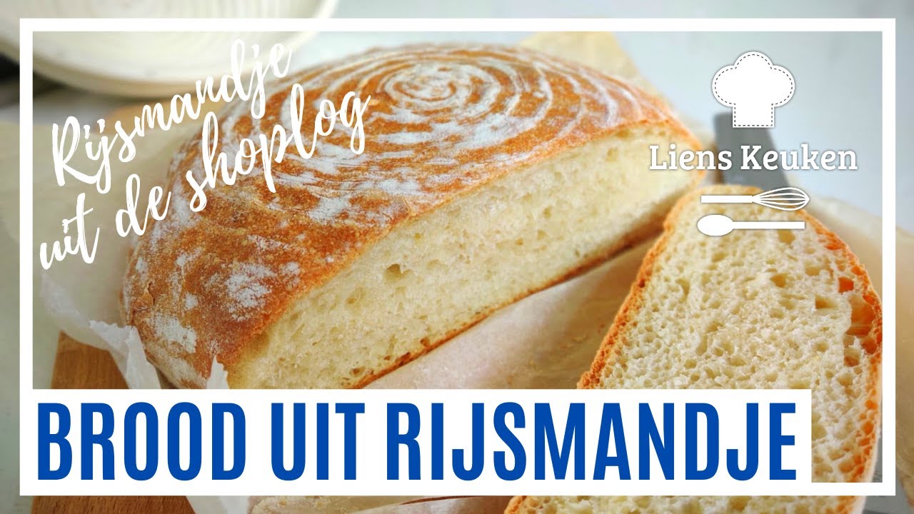 Brood bakken met rijsmandje | Wit brood | Als van de bakker - YouTube
