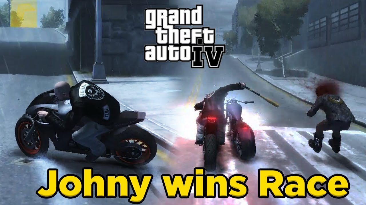 Johny wins Race GTA IV - YouTube