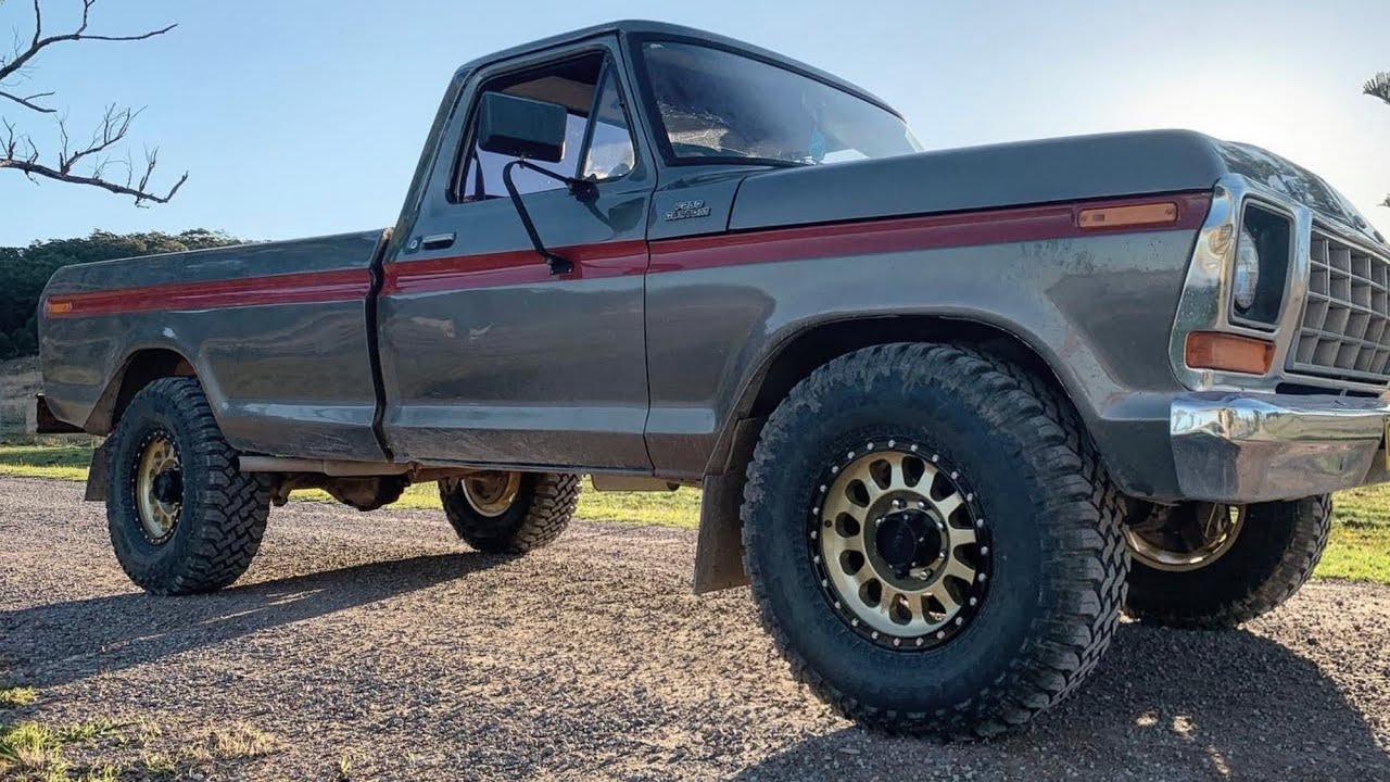 METHOD RACE WHEELS & 35” TYRES ON MY 1978 F250 ! - YouTube