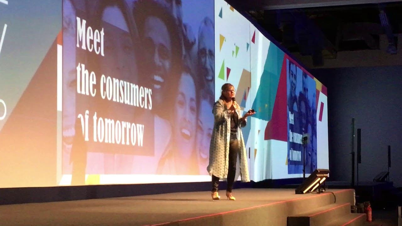 Dorte Wimmer speaking at the Latam Retail Show (Sao Paulo) August 2018 ...