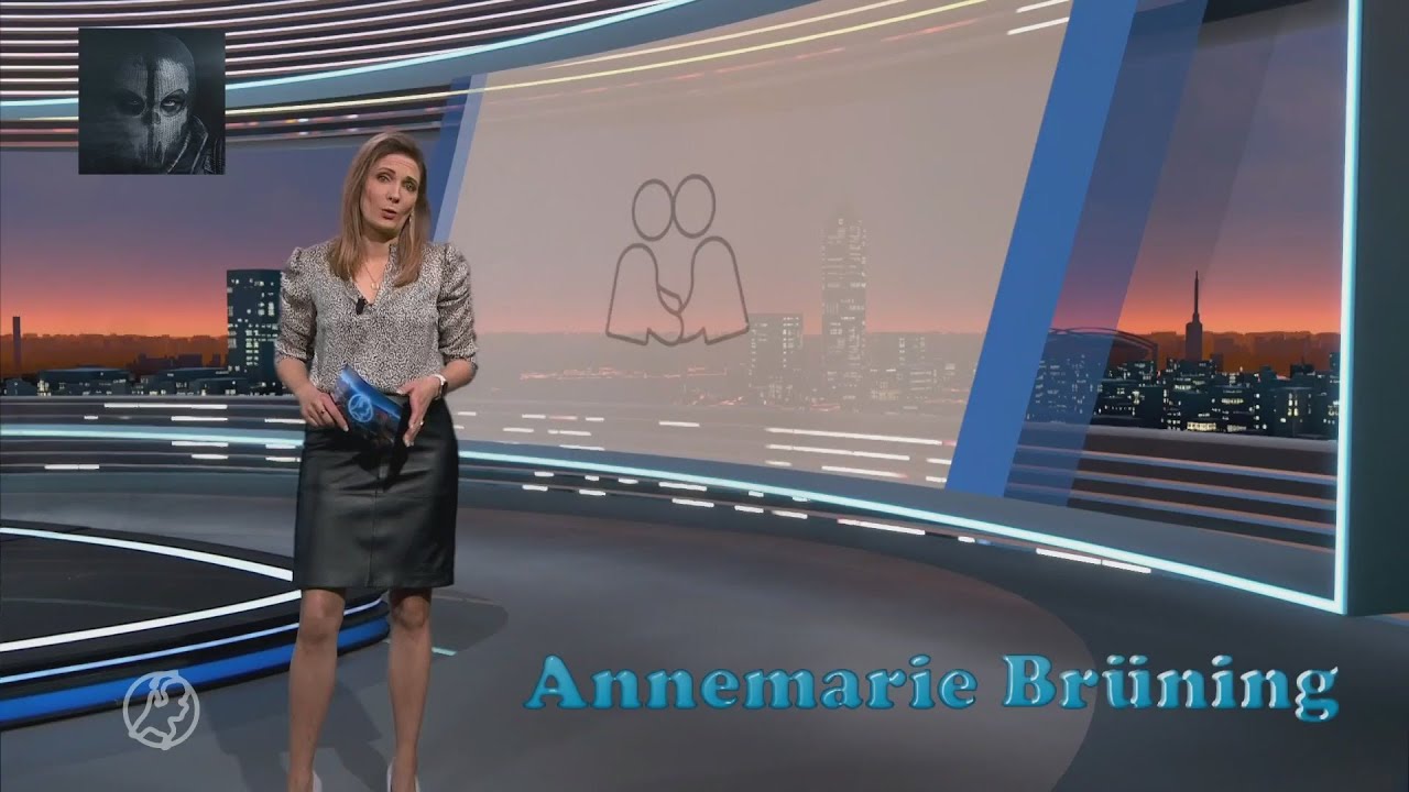 Annemarie Brüning in Leather Skirt - YouTube
