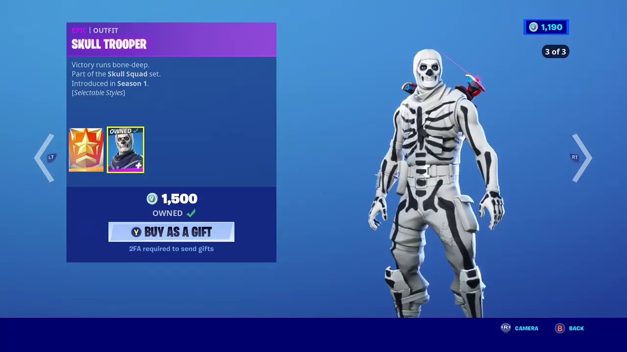 Skull Trooper and Skull Ranger Are Back! - YouTube