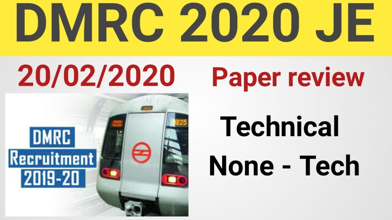 DMRC Exam Analysis/DMRC PAPER REVIEW 20 feb/DMRC ELECTRICAL PAPER ...