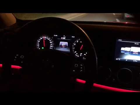 Mercedes-Benz E180 0-100 Test Şehir İçi