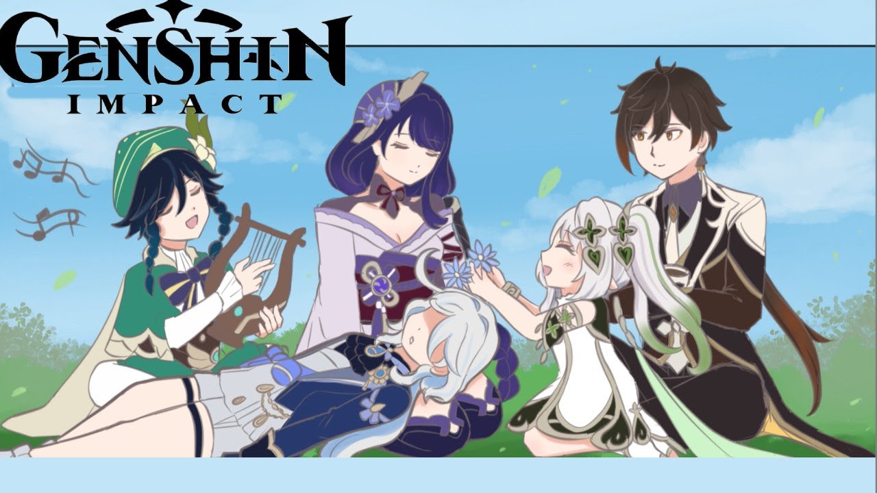 Furina and The Archons (Genshin Impact Comic Dub) - YouTube