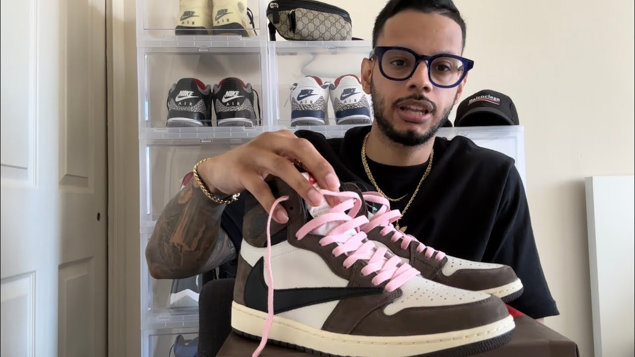 Travis Scott x Air Jordan 1 Retro High Mocha Review l Watch Before You ...