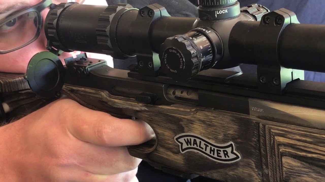 Walther GSP Carbine Rifle, .22lr, 50m, RWS R50 - YouTube