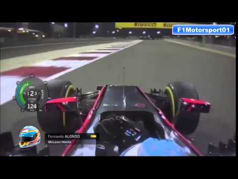 F1 Bahrain 2015 Fernando Alonso Qualifying Lap Onboard Q2