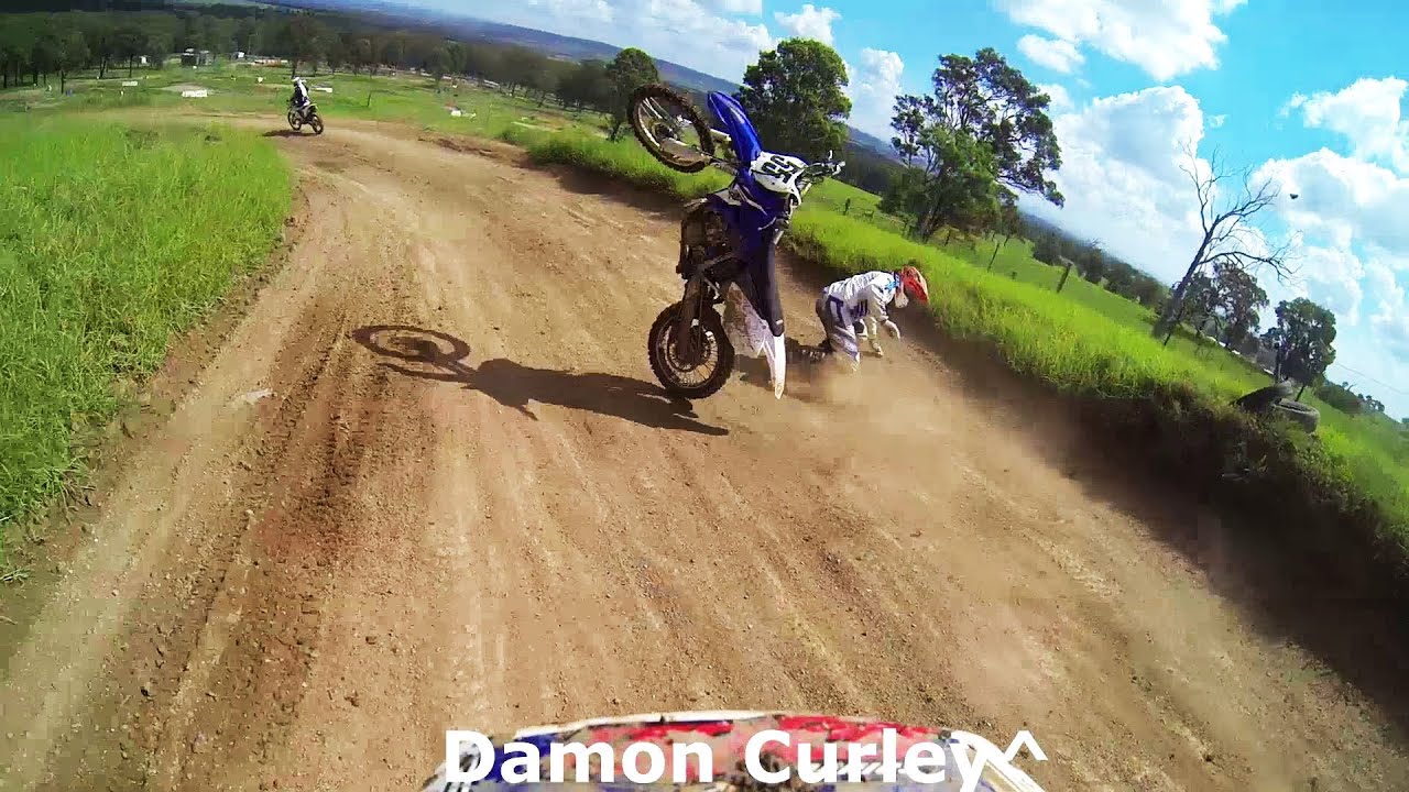 Motocross crash with drama - YouTube