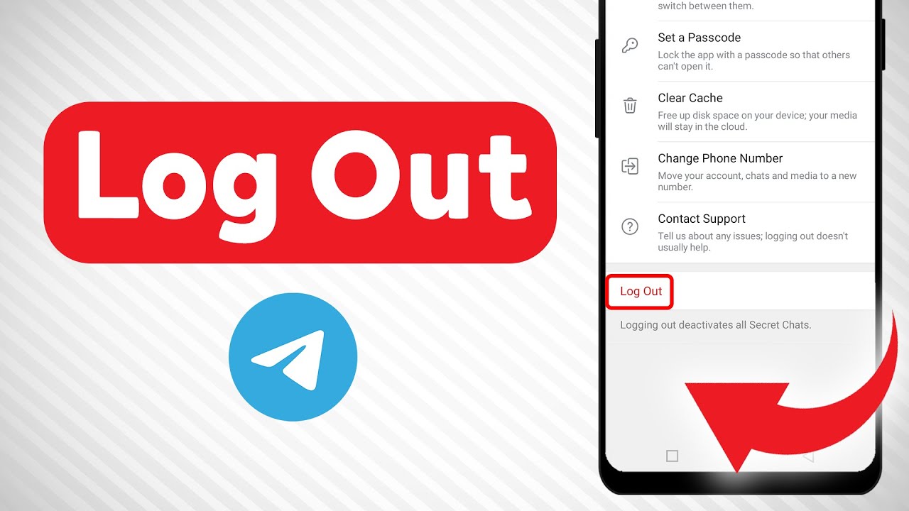 How to Log Out Of Telegram Account (Updated) - YouTube