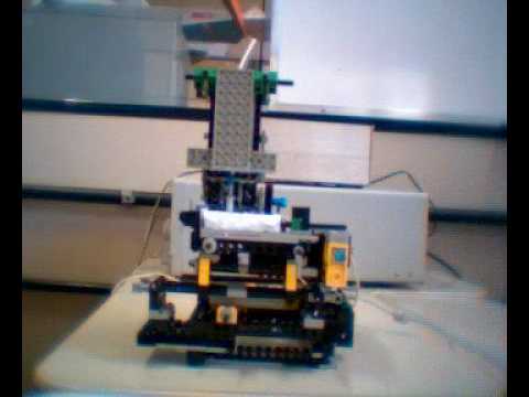 fresa cnc com lego - YouTube