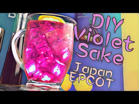 EPCOT VIOLET SAKE EASY RECIPE - YouTube