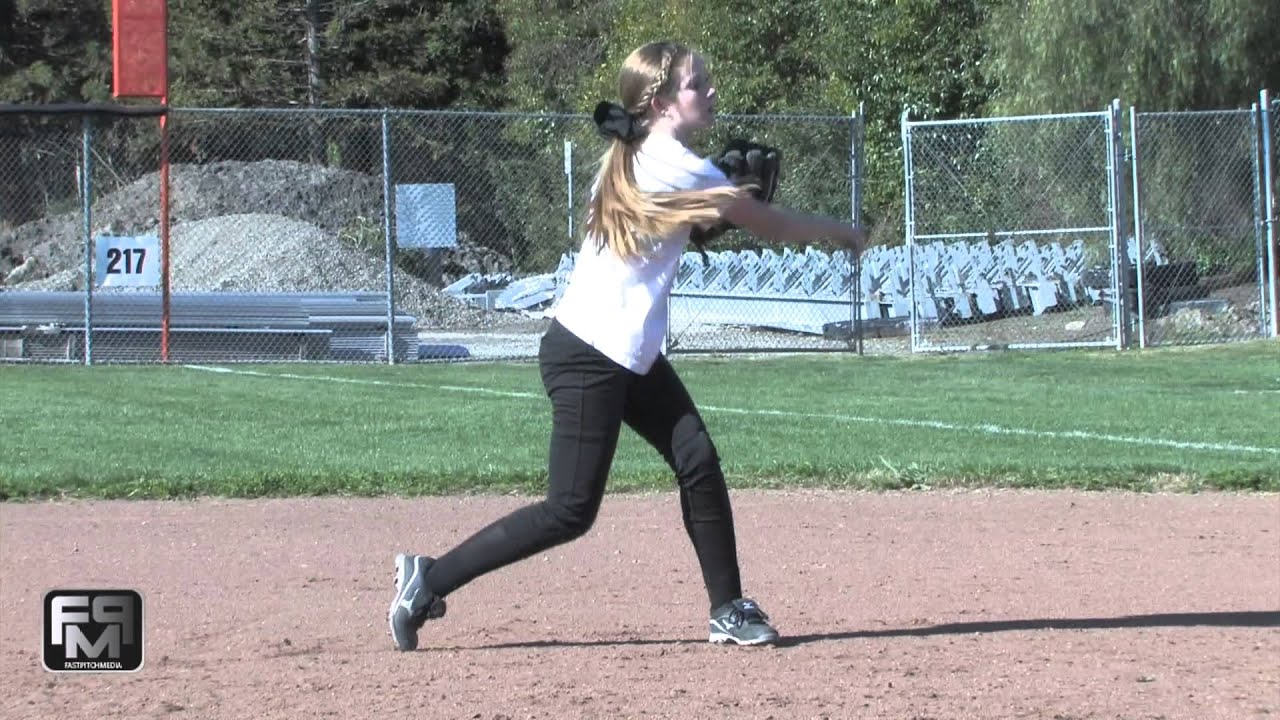 2016 Ally Phillips 2nd Base Softball Skills Video - YouTube