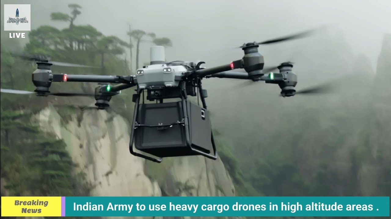 Defence News:Indian Army to use heavy cargo drones, Netherland Delivers ...