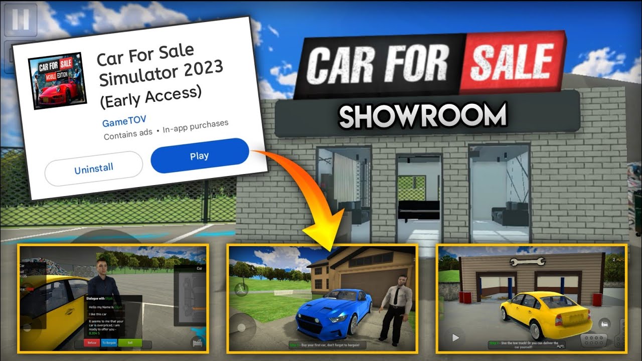 Car For Sale Simulator Game For Mobile - YouTube