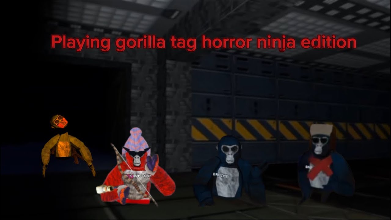 Playing gorilla tag horror ninja edition - YouTube