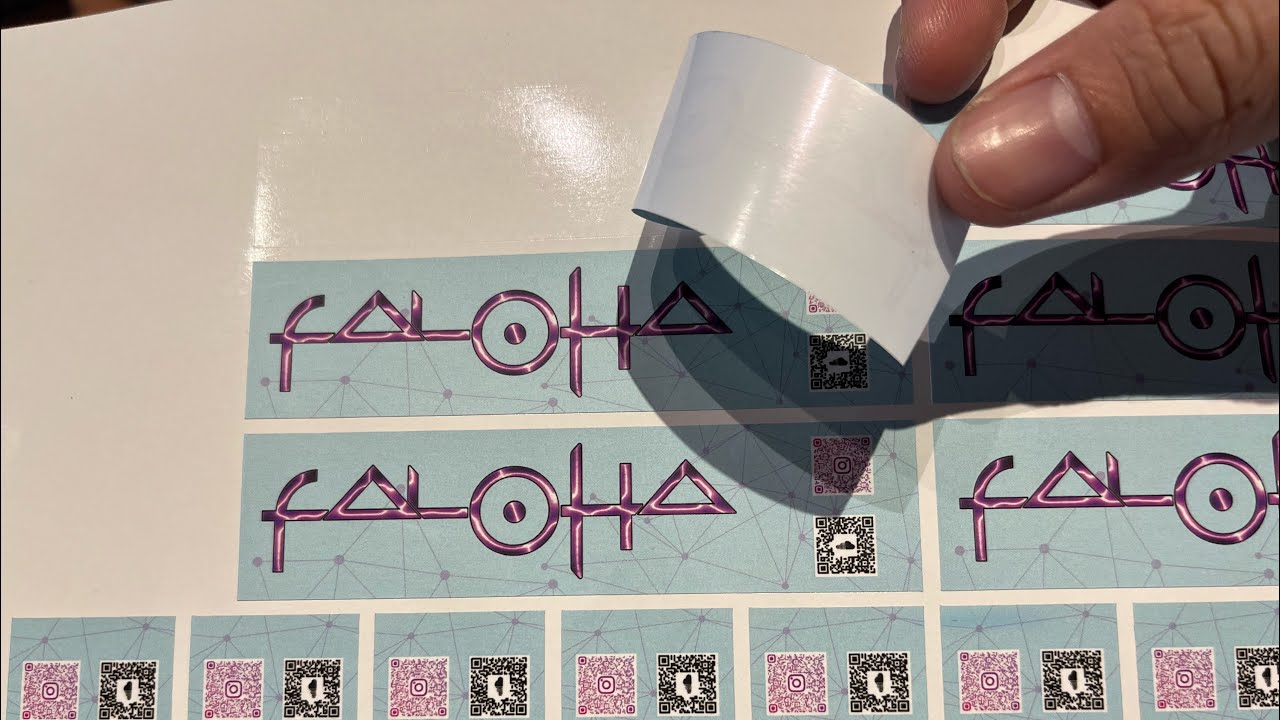 Plastic Label Printing | Plastic Sticker Printing | Matte Laminated ...