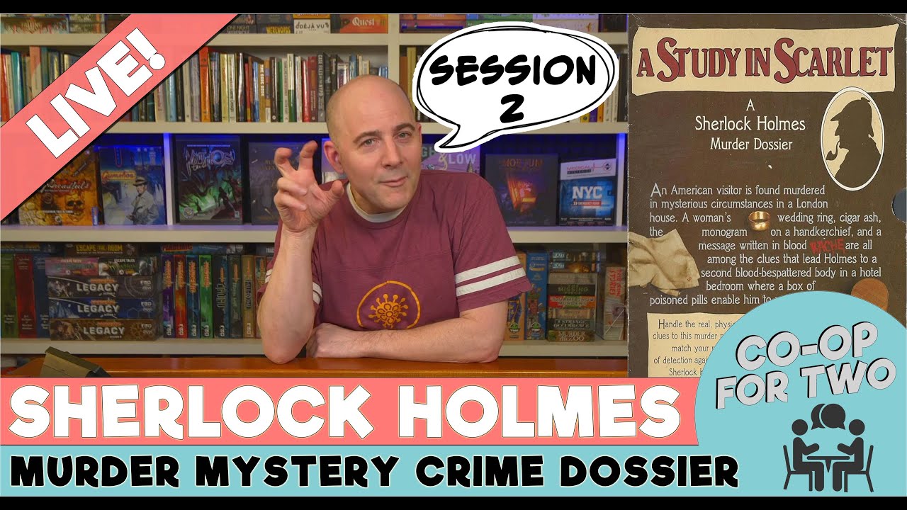 Sherlock Holmes Murder Mystery Dossier - Study in Scarlet - Session 2 ...