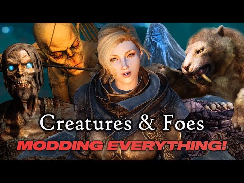 Modding Every Skyrim Creatures & Environment Textures