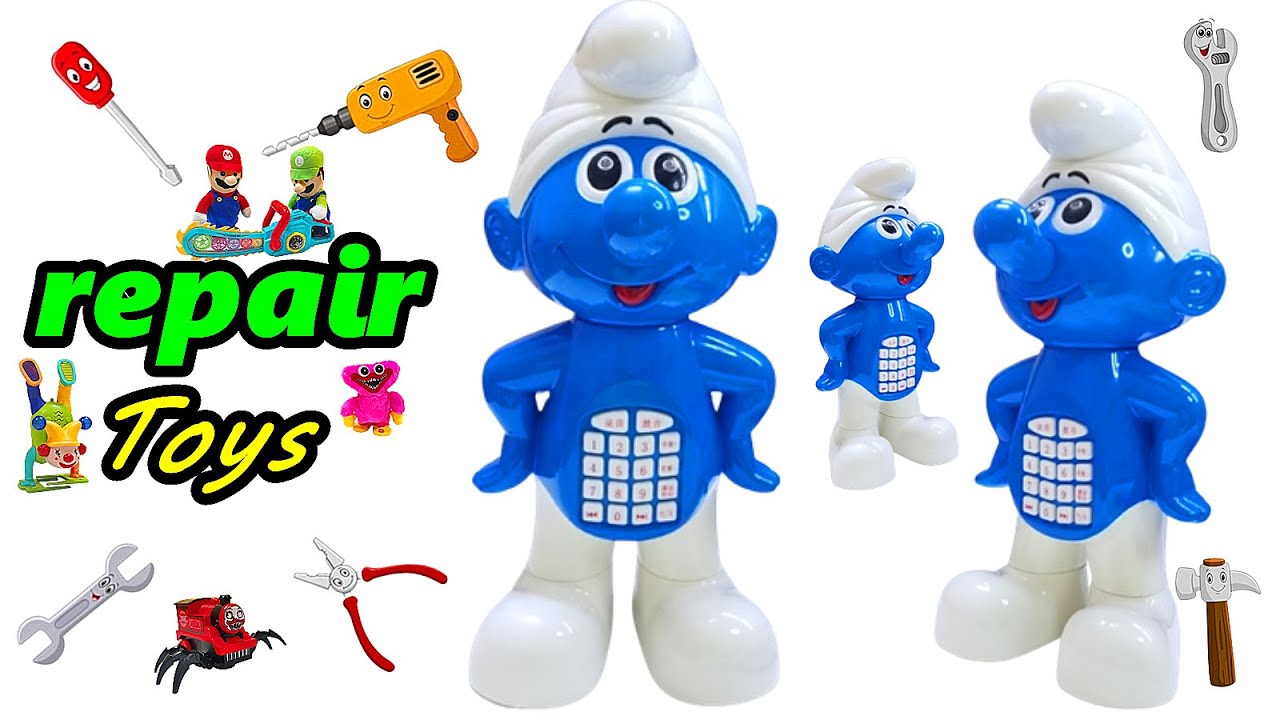 Rare ElectricToy Restoration 【Cute cartoon blue elves Repair】 - YouTube