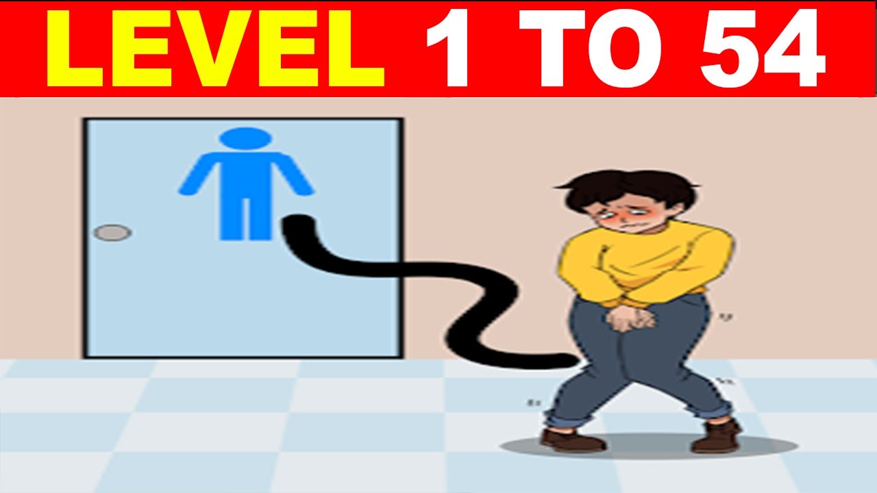 Draw to Pee Walkthrough | All Levels | Level 1 to 54 - YouTube