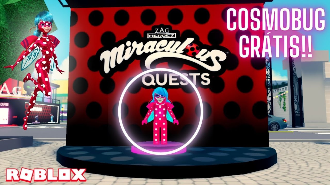*GRÁTIS* RESGATE a COSMOBUG TOTALMENTE GRÁTIS no MIRACULOUS RP - Roblox ...