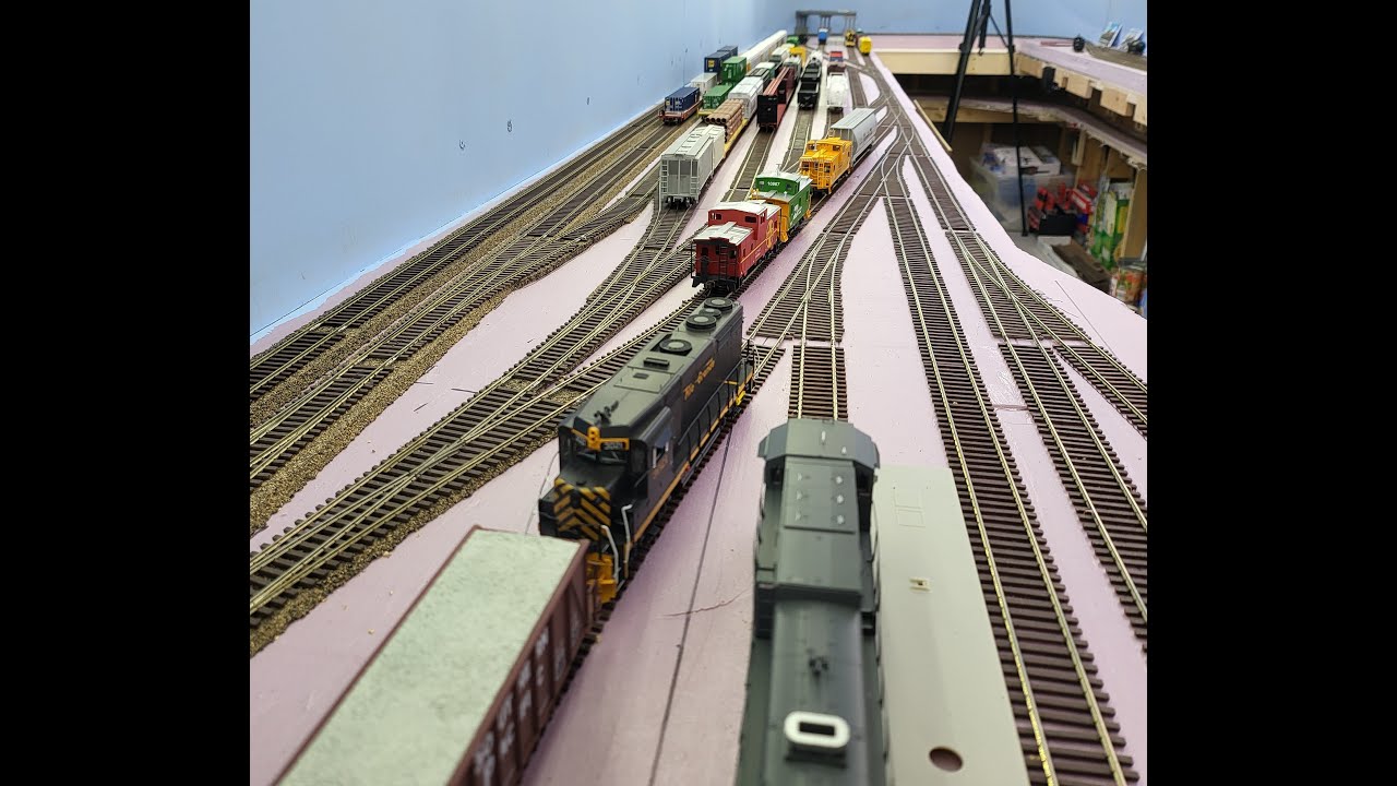Kansas & Western HO Model Railroad Operations, Episode 9 - Yard ops ...