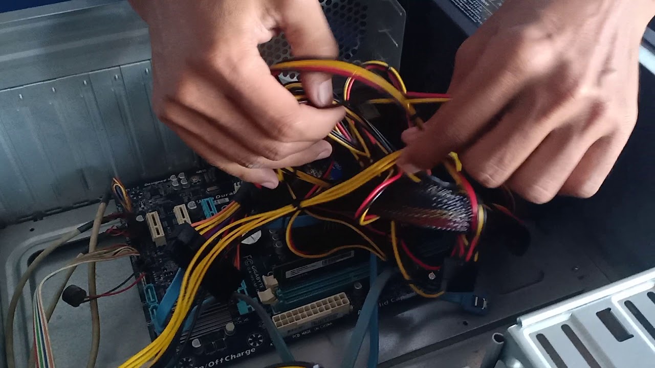 Unboxing dan Cara Pasang Power Supply dan Harddisk Komputer - YouTube