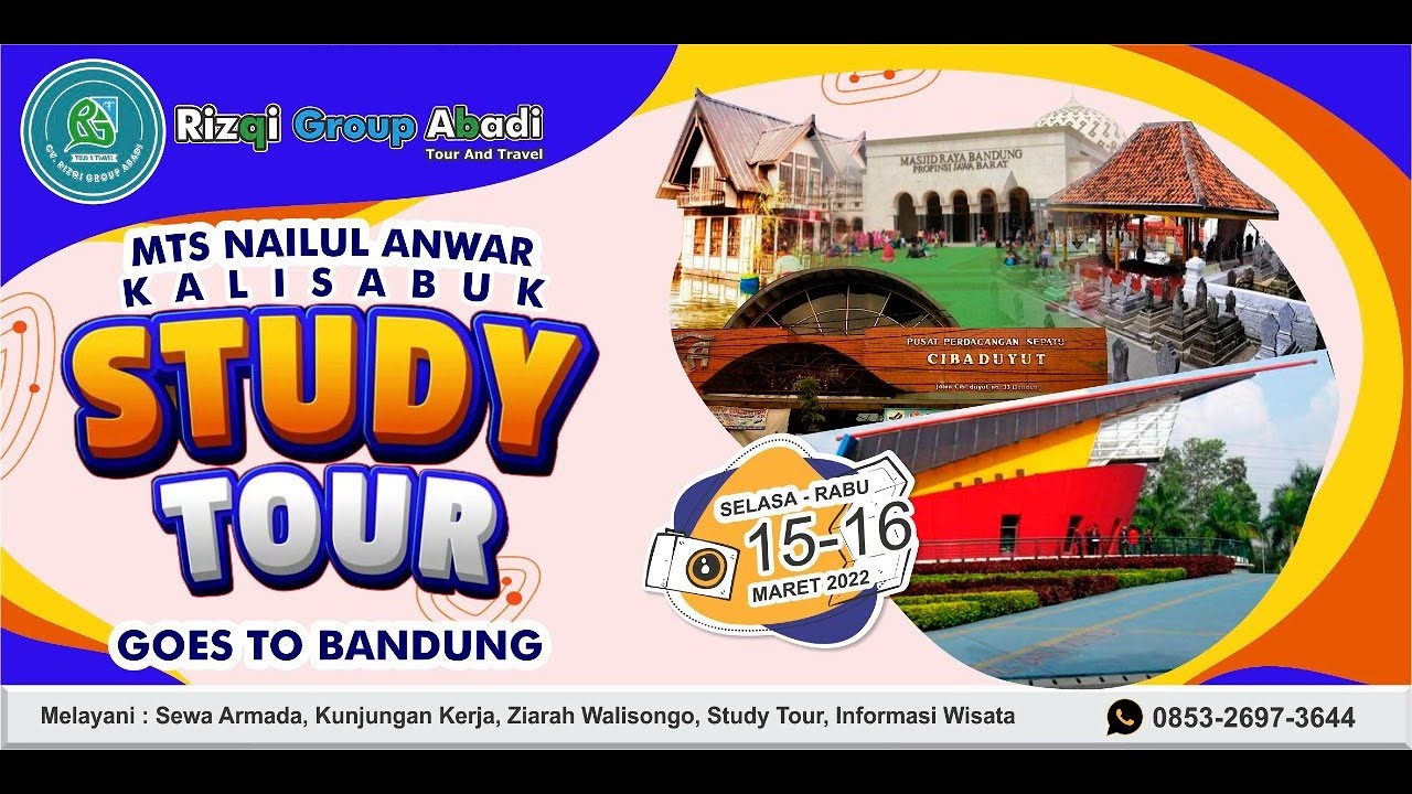 STUDY TOUR MTS NAILUL ANWAR KALISABUK GOES TO BANDUNG - YouTube