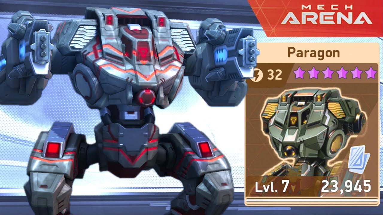 Paragon with Chain Gun? The Power of Unstoppable Ammo! 💥⚡ Mech Arena ...
