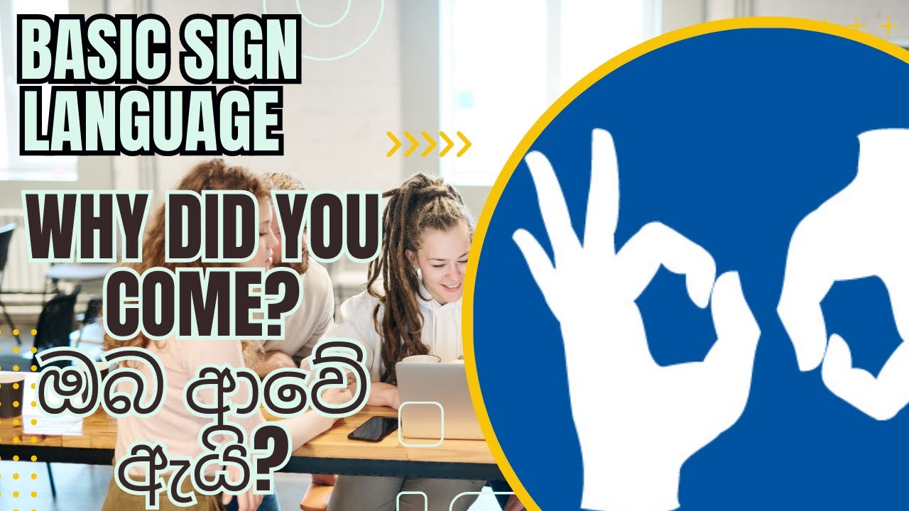 Let’s Learn Sign Language - Why did you come? - YouTube
